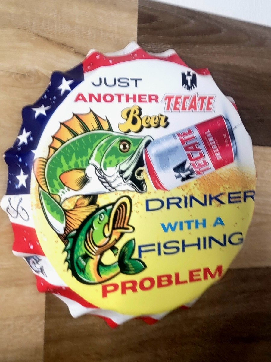 Funny Fishing Pubs Signs Rogue River Tactical Funny Fishing Metal Tin