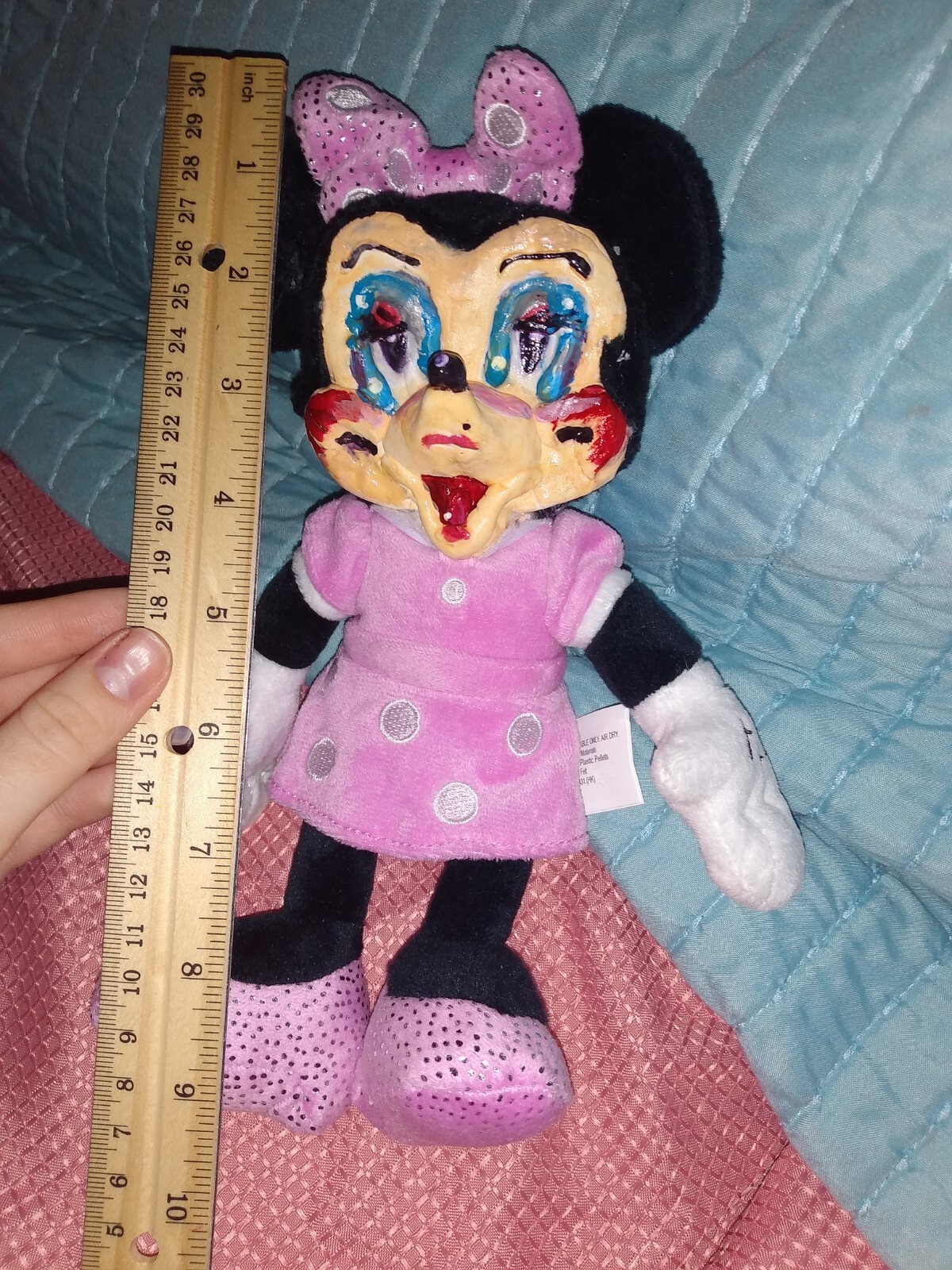 Handmade Rushton inspired Realistic vintage Minnie Mouse clay face ...