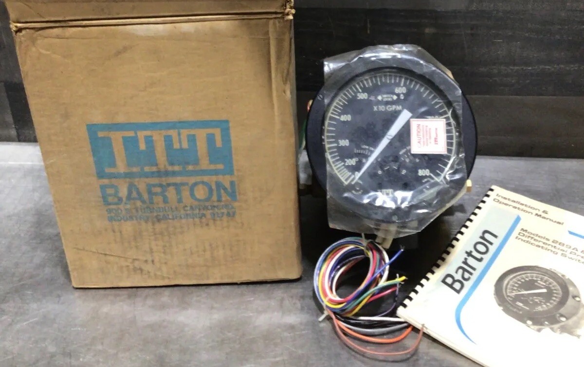 ITT Barton 0289 Differential Pressure Indicating Switch Nos Surplus | eBay