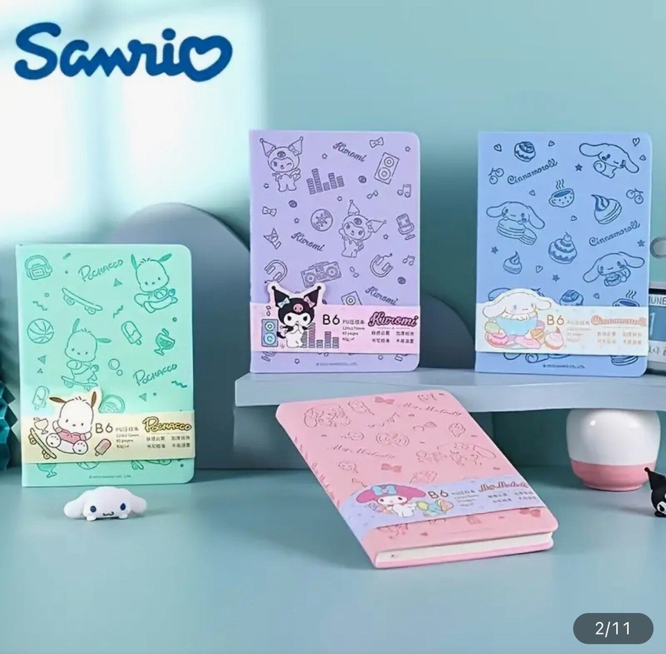 Cinnamoroll Journal Sanrio Hardcover Blue Kawaii Notebook Diary | eBay
