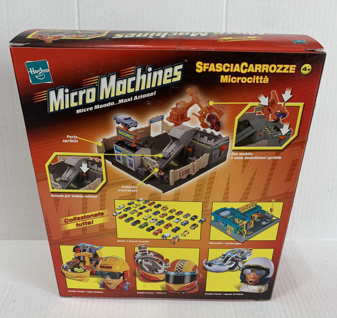 Micro Machines Car Demolition Junkyard playset Hasbro 2007 Italy ...