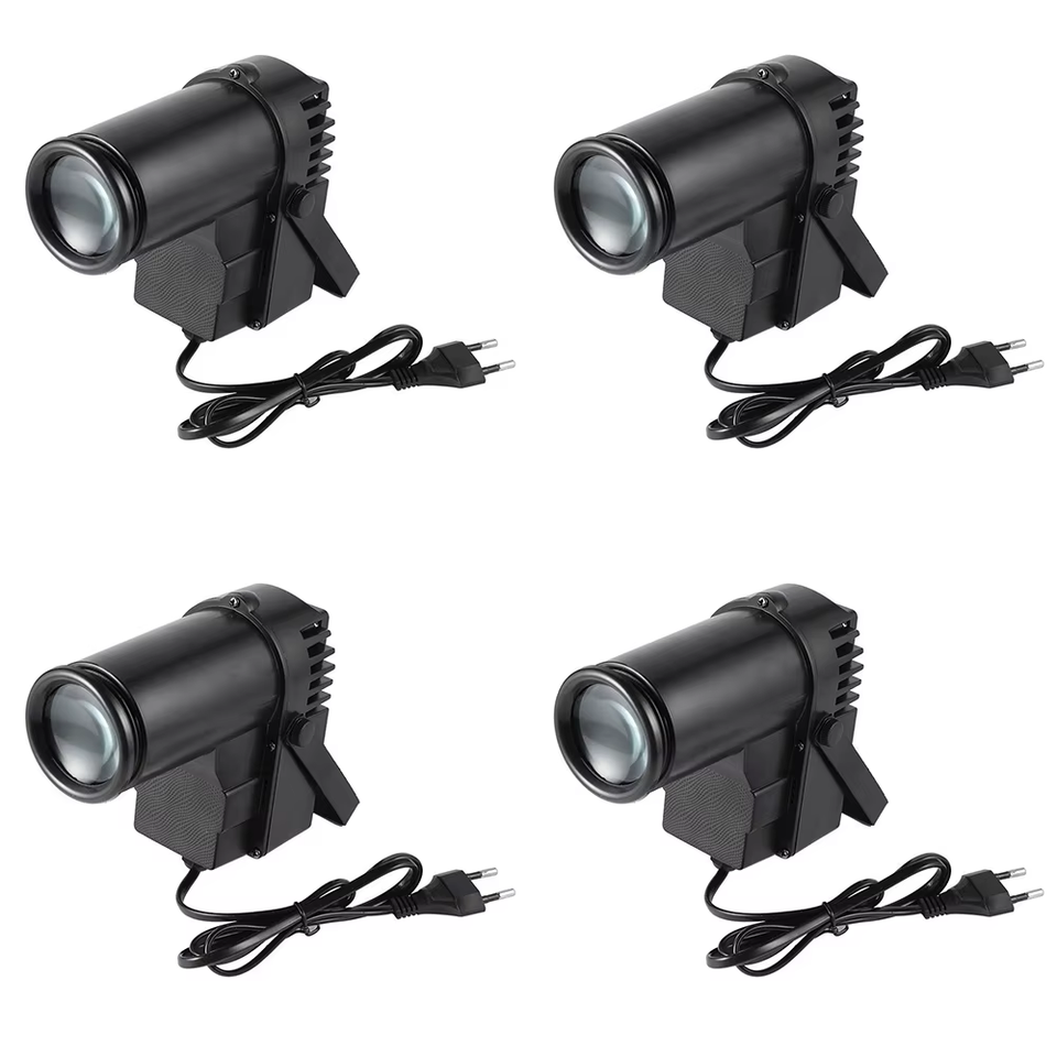 12W Mini LED RGBW Stage Light DMX512 DJ Disco Party Club Strobe Effect ...