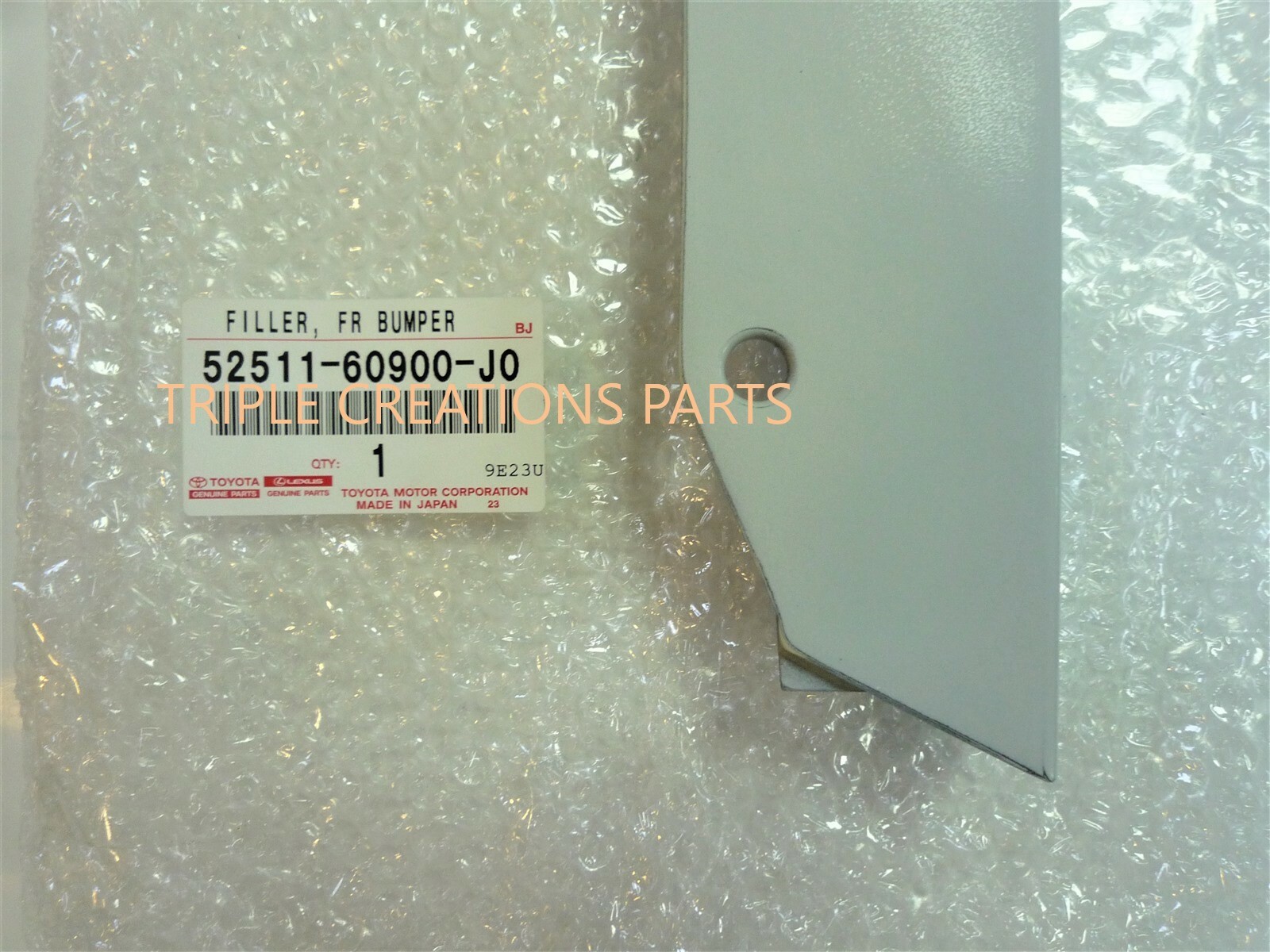 ORIGINAL Toyota 52511-60900-J0 RELLENO SUBASSY, PARACHOQUES DELANTERO ...