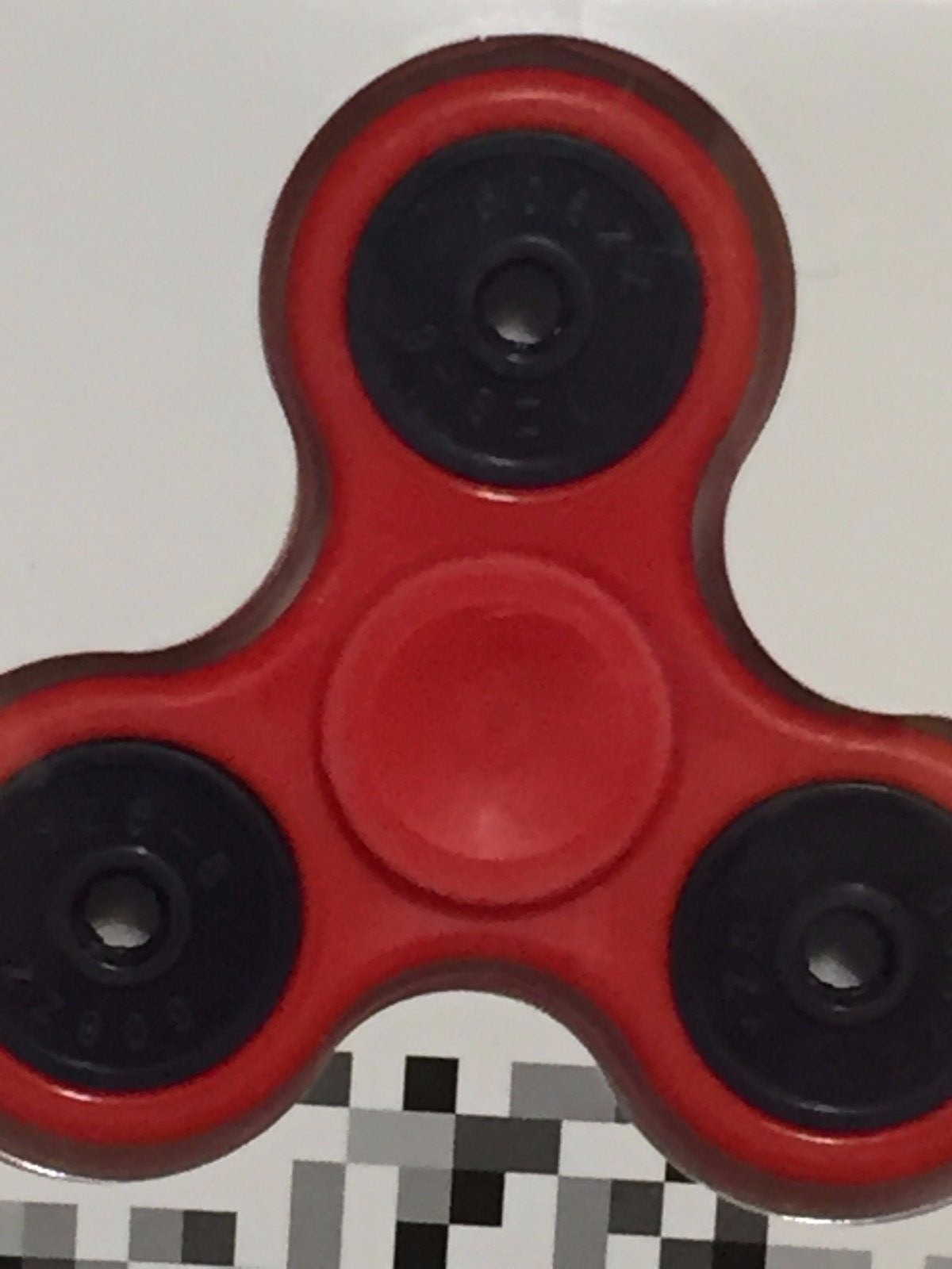 LOT of 10x NEW Red FIDGET HAND SPINNER Toy Anxiety STRESS Focus ADHD ...