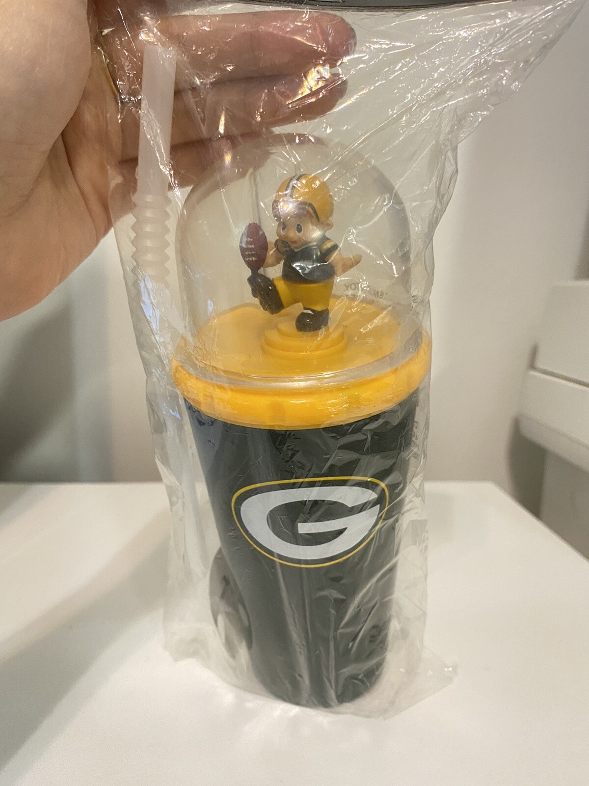 NFL Green Bay Packers Football Mascot Animated Motion Cup New | eBay
