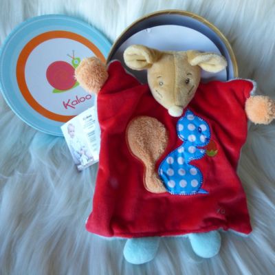 KALOO France Colors DOUDOU PUPPET MOUSE #9632631 Plush Lovey Squirrel ...