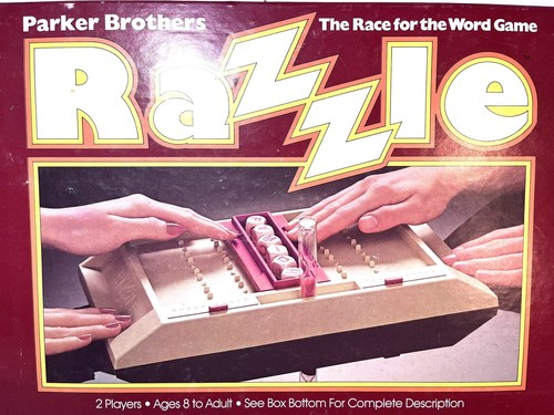 Vintage Razzle 2-Player Head-to-Head Word Race Game - Parker Brothers ...