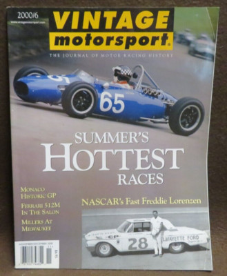 #1414 VINTAGE MOTORSPORT RACING MAGAZINE NOV DEC 2000 1960 KEIFT | eBay