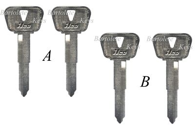 2 Replacement Keys For 2009 2010 2011 2012 2013 2014 Yamaha Vino Zuma ...