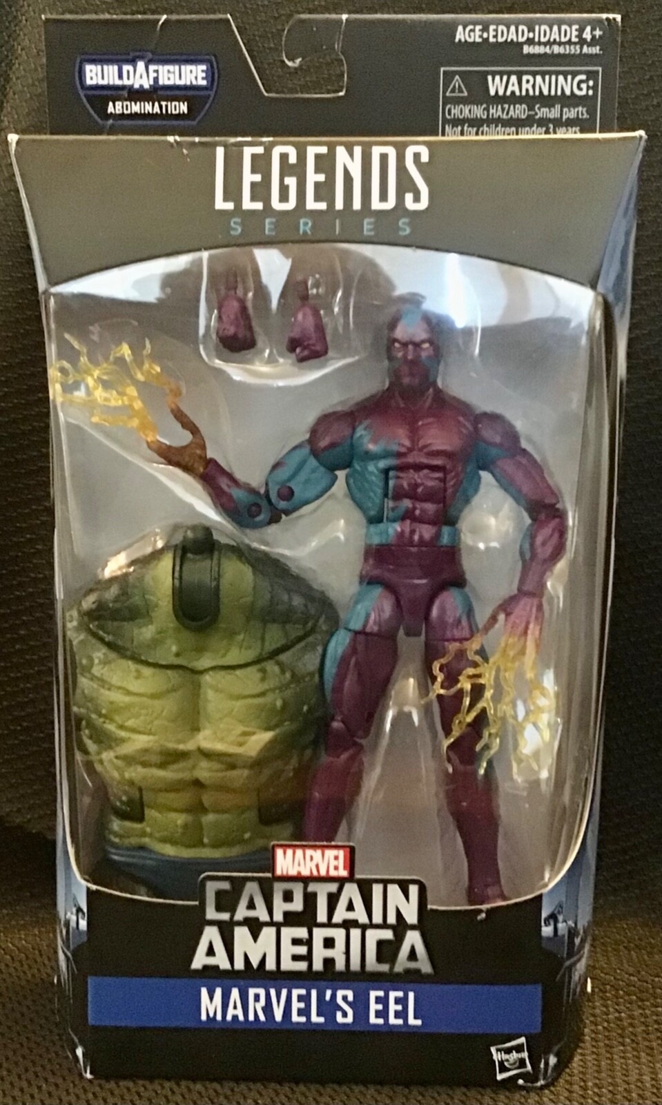 Marvel Legends- Eel-Captain America Civil War—Abomination BAF Series ...