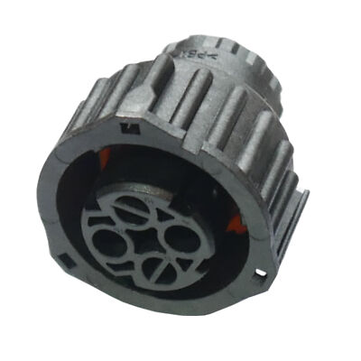 Rundstecker 2 polig AMP DIN 72585 Buchse Rundsteckverbinder Stecker ...