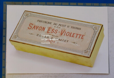 Publicité Savon violette ROGER & GALLET Parfumerie petit St Thomas ...