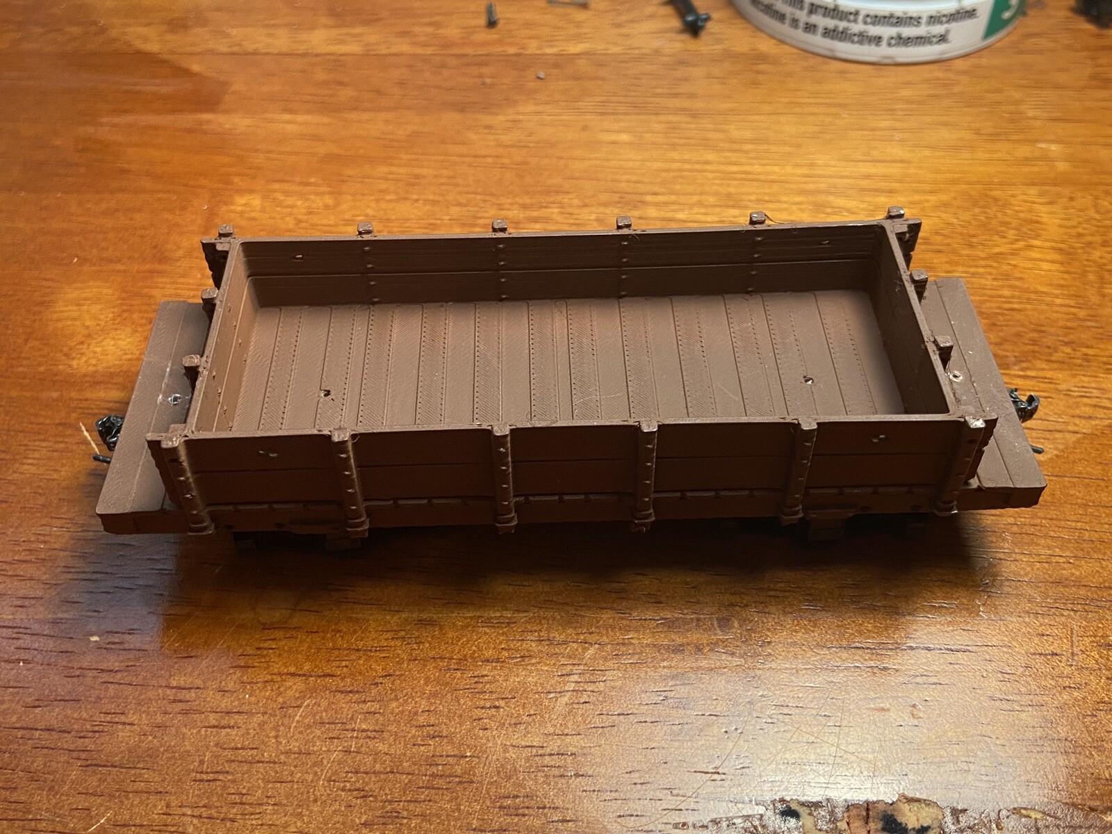 On30 Shorty Low Side Gondola Car with Trucks/ No Wheel sets | eBay