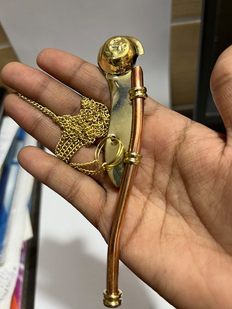 traditional Navy Whistle Solid Brass Boatswain (Bosun) Whistle Pipe ...