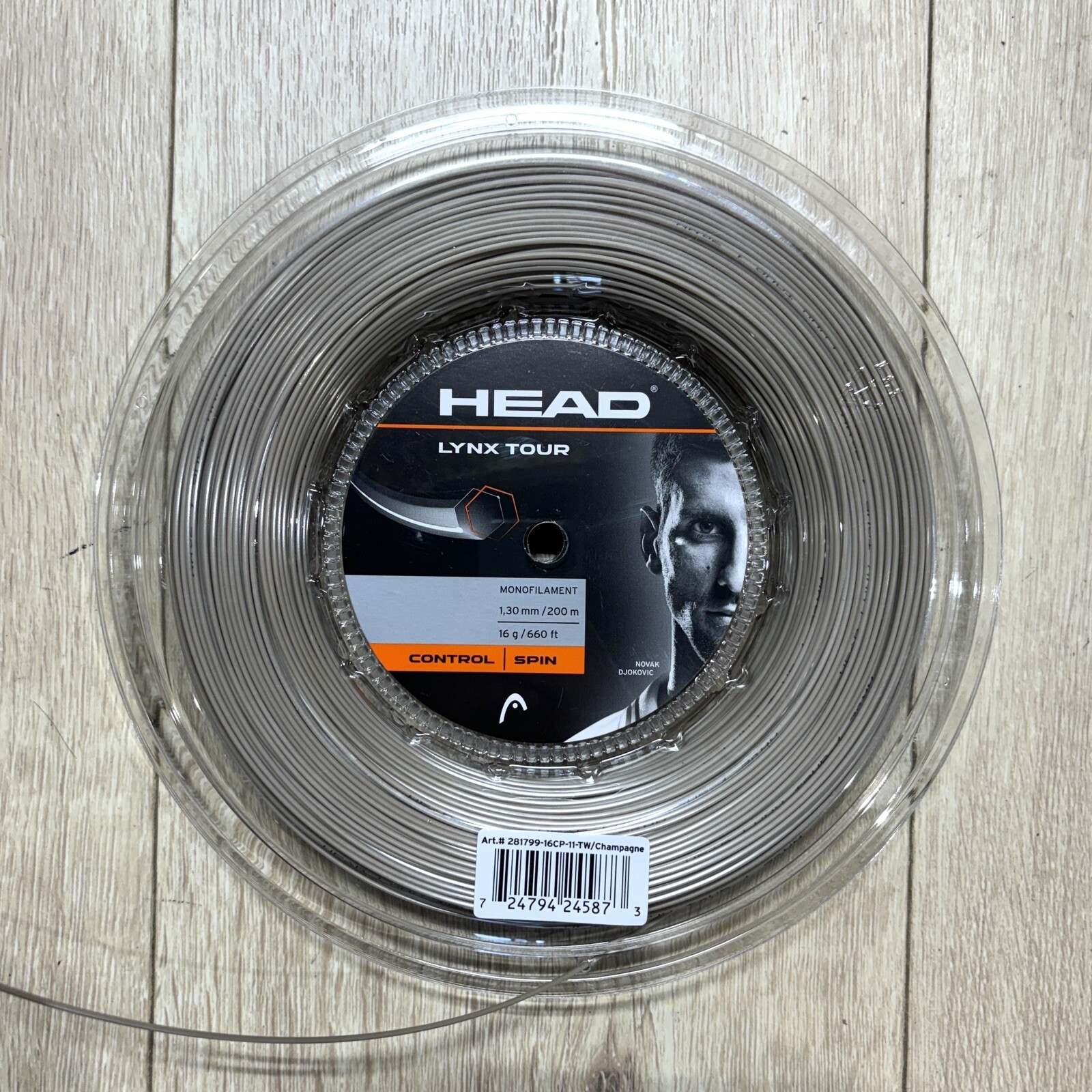 New HEAD Lynx Tour | 1.30mm / 16 gauge | 200m / 660ft | Champagne Color ...