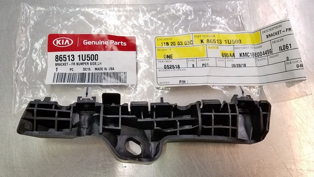 Kia 865131U500 Genuine OEM Bumper Cover Side Bracket for sale online | eBay