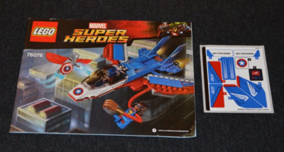76076 INSTRUCTION BOOKLET & ORIGINAL STICKERS ONLY For Set # 76076 ...