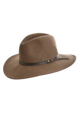Thomas Cook Crushable Hat Made From Pure Wool Felt in Fawn | eBay Australia