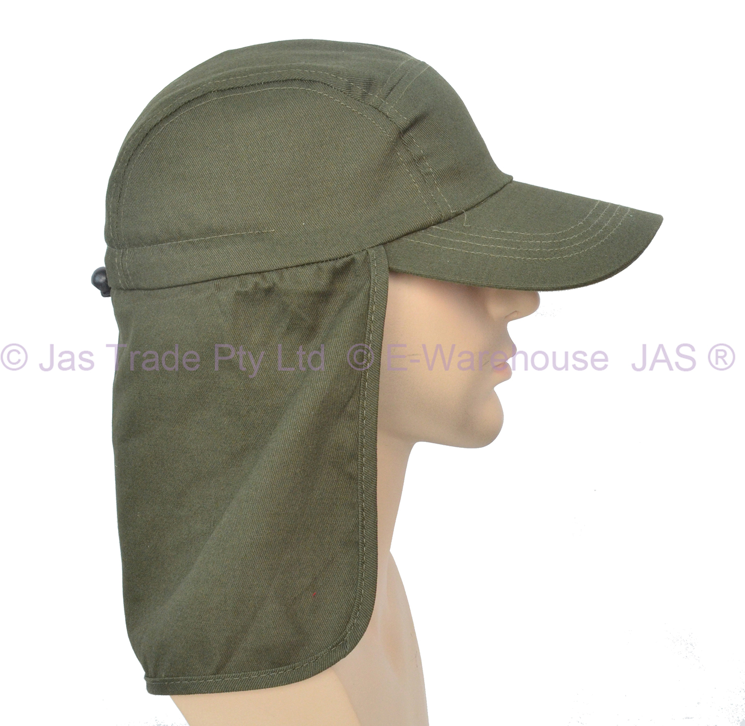2 SUN BACK EAR NECK FLAP COVER BASEBALL CAPS LEGION LEGIONNAIRE SUMMER ...