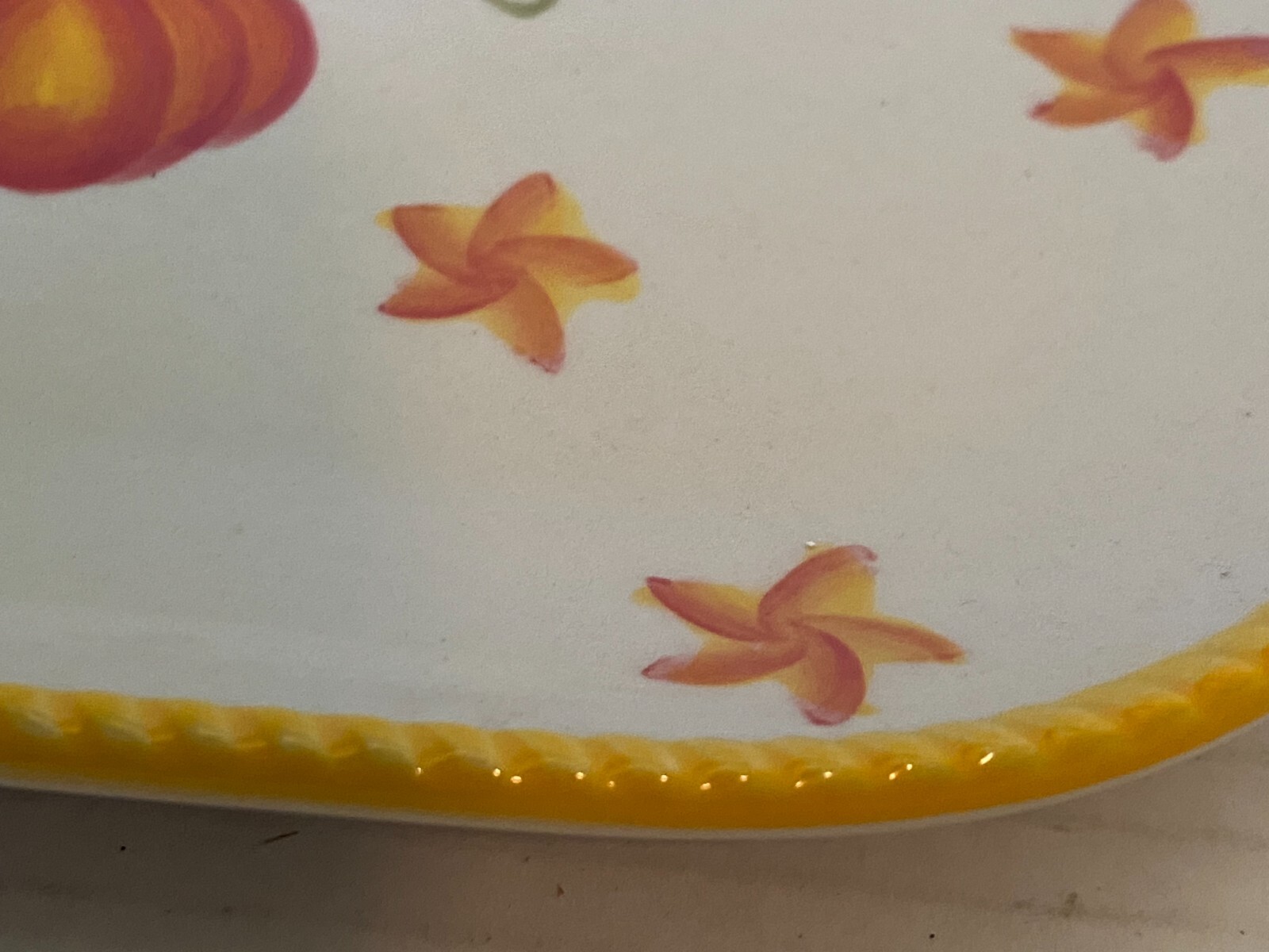 Temptations Pumpkin Patch Fall Harvest Small Oval Platter 10x6" Rare | eBay