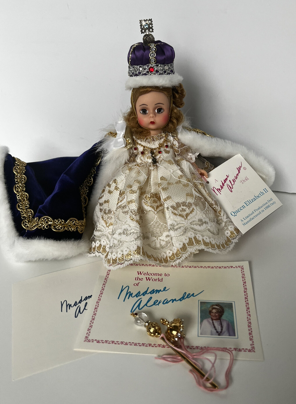 NWT Vtg Madame Alexander Queen Elizabeth II Coronation 1992 Limited ...