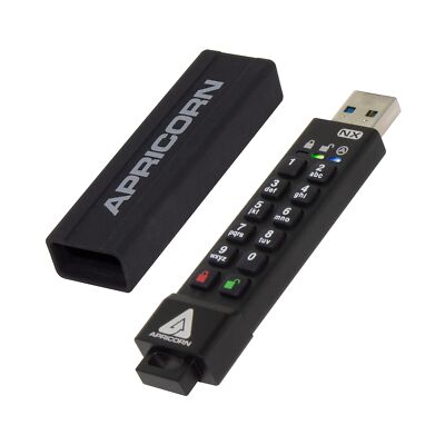 Apricorn Aegis Secure Key 3 NX 64GB 256-bit Encrypted FIPS 140-2 Level ...