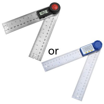 Digital Protractor Angle Ruler Spi rit Level Ruler Woodworking | eBay