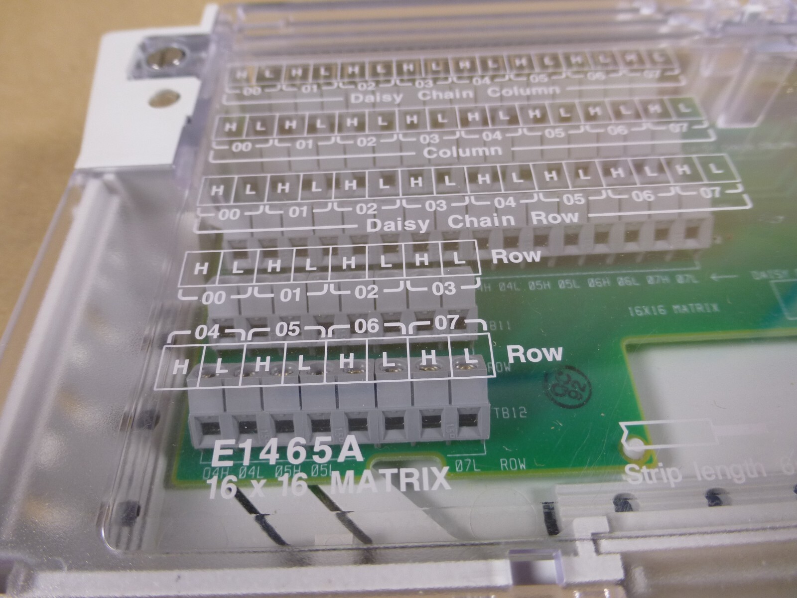 HP E1465A 16x16 Relay Matrix Switch USA , E1465-80010 | eBay