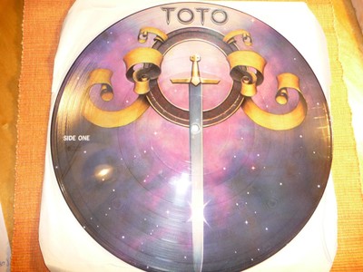 TOTO “TOTO” Picture Disc 12” LP Vinyl 33Rpm PROMO –Columbia Records ...