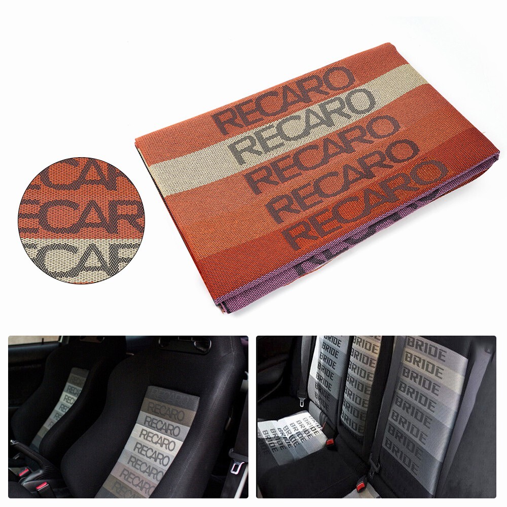 JDM DIY Recaro Fabric Cloth For Car Seat Panel Armrest Decoration 1M×1 ...