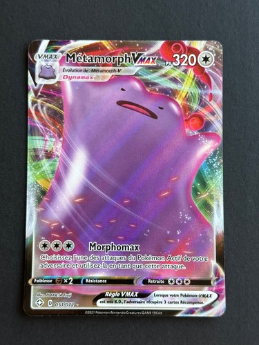 Pokemon Card - JCC - Metamorph Vmax - 051/072 - French | eBay Australia