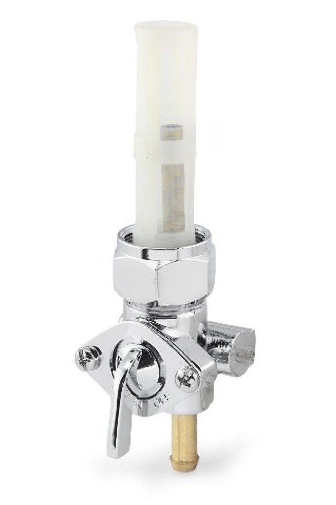 HIGH FLOW CHROME GAS PETCOCK PARTS HARLEYS REPL OE 62168-81 62163-75 ...