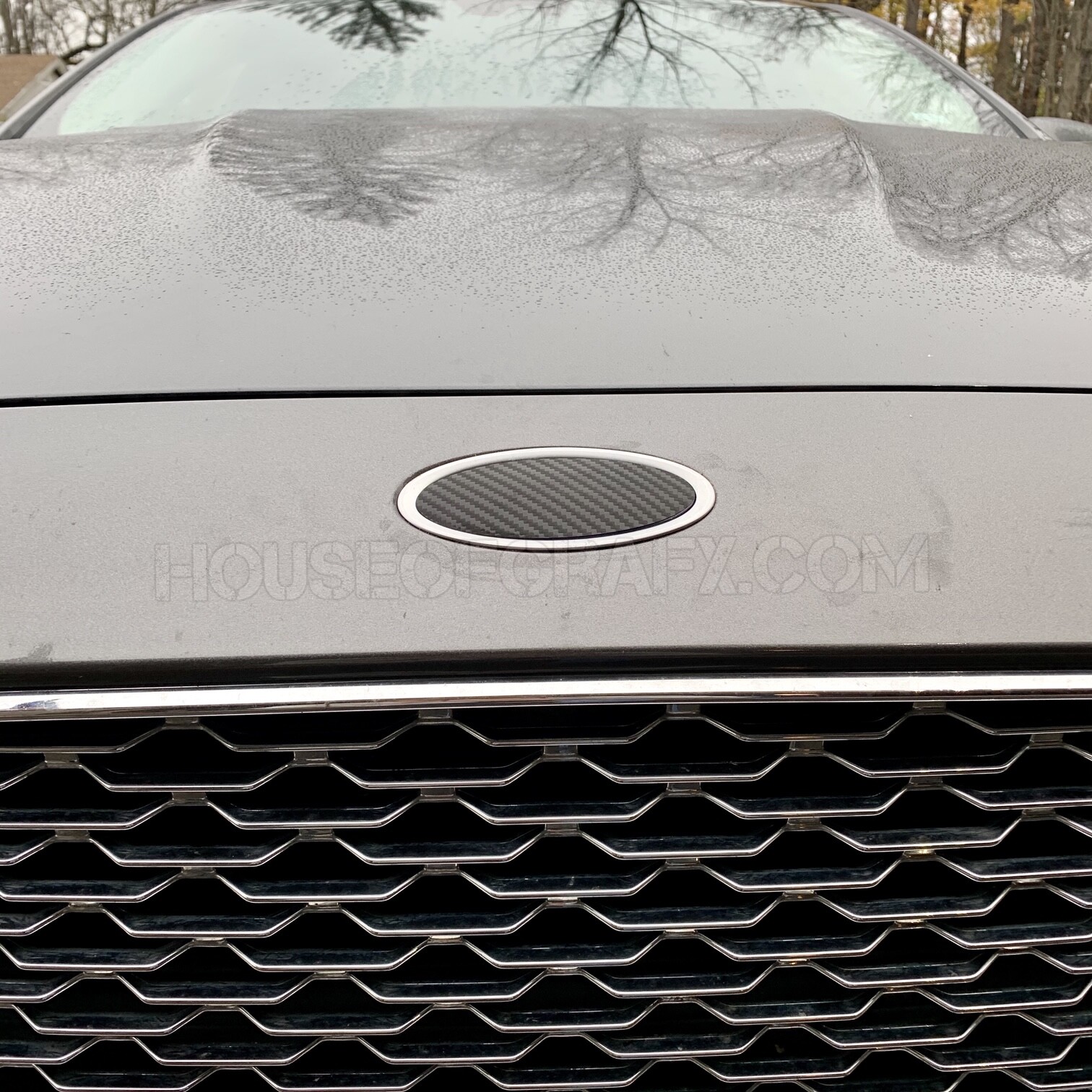 *MANY COLORS* Solid Oval Emblem overlay decals fit 2013-2019 Ford ...