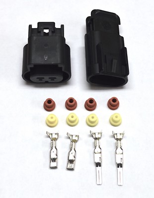 DELPHI GT 280 SERIES CONNECTOR SET OR KIT 2 CONDUCTOR 18-16 WIRE SIZE ...