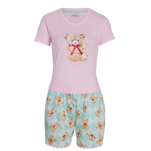 Peter Alexander Size 2+ Vintage Teddy Bear Shortie Pj Set + New with ...