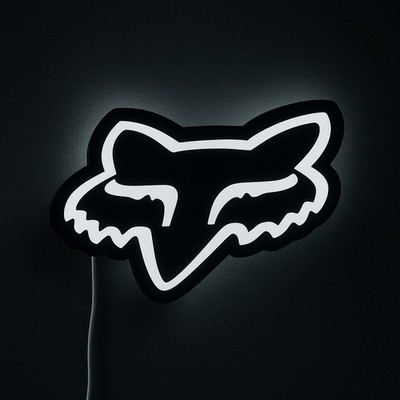 Fox Racing LED Wall Sign Light Up Garage Decor – 8x5” Motocross Gift ...