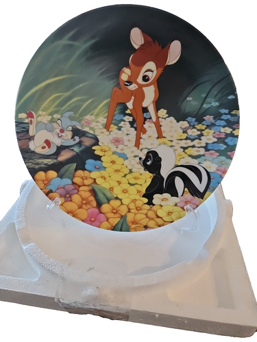 Disney Bambi Collectors Plate Bambi"s New Friends | eBay