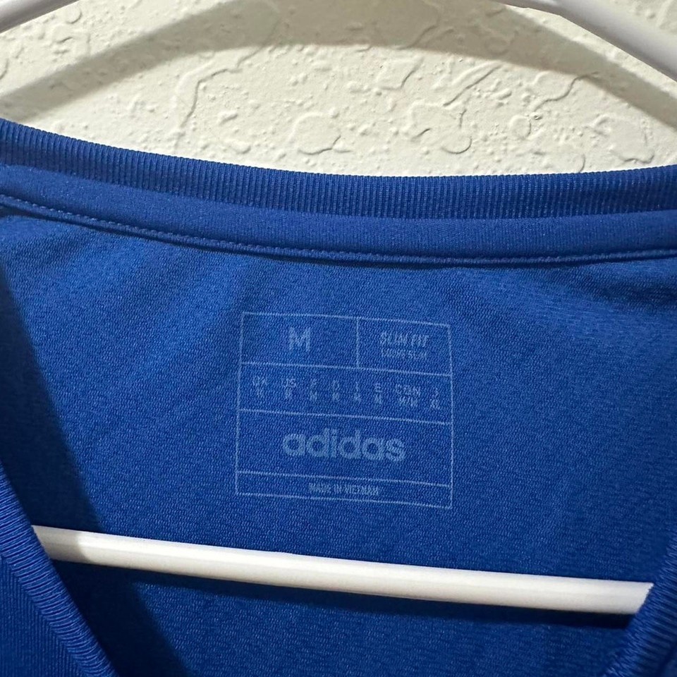 Blue Adidas Men's Sportswear Shirt | eBay