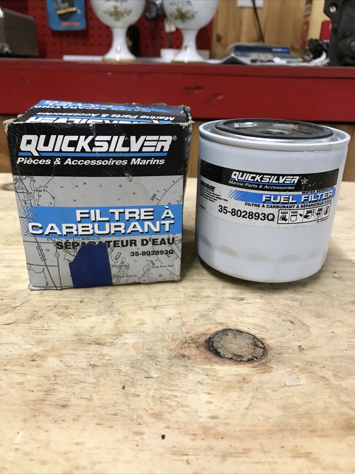 QUICKSILVER 35-802893Q - Cross reference fuel filters