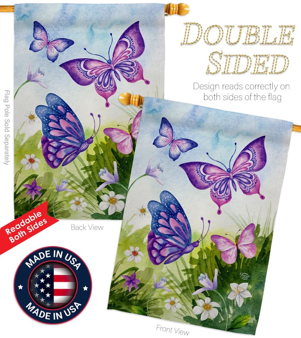 Field House Flag Pack Garden Friends Butterfly Ladybugs Dragonfly Bee ...