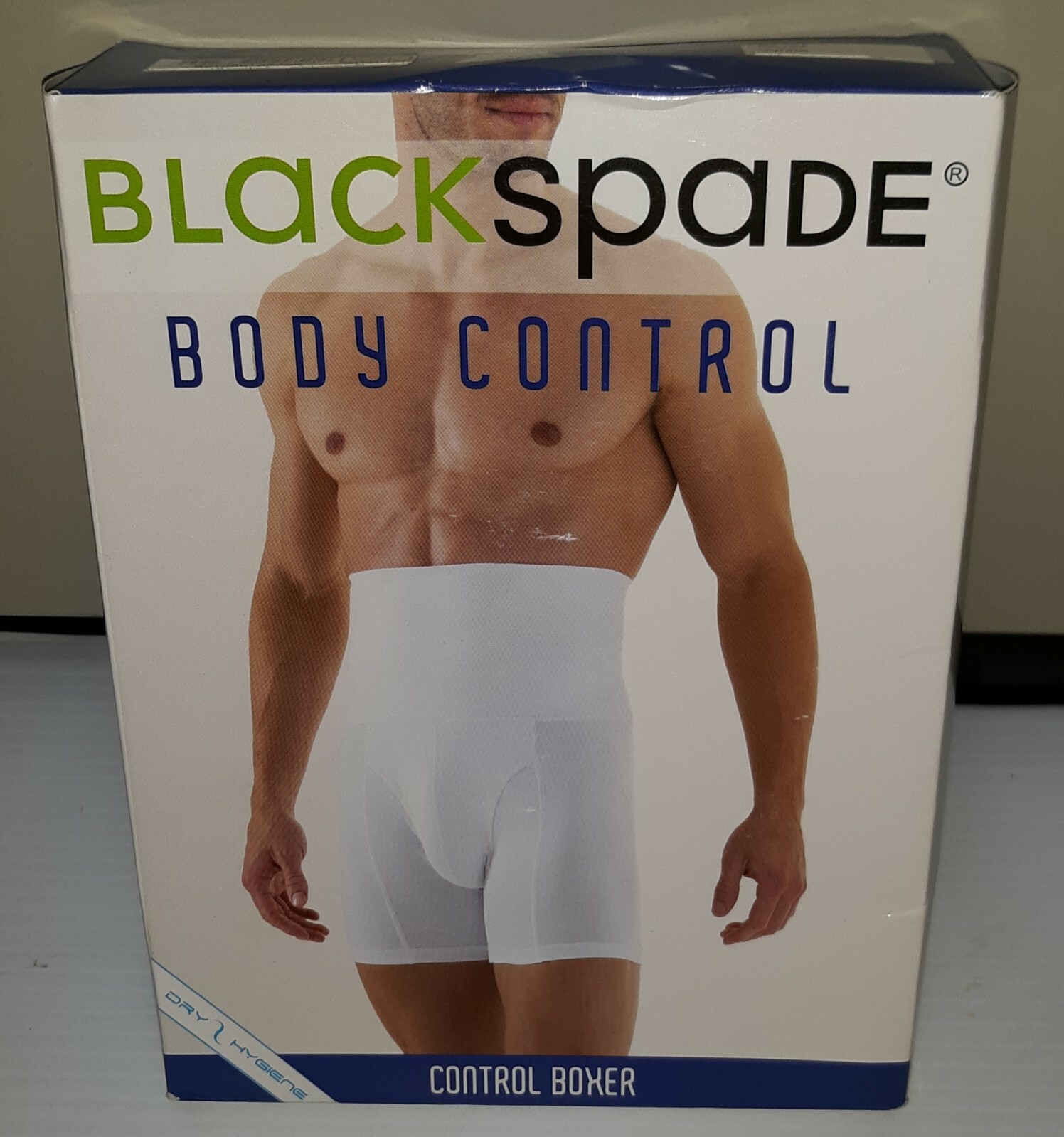 Black Spade Body Control White Boxer Briefs men's size XXL 42/46 NIB ...
