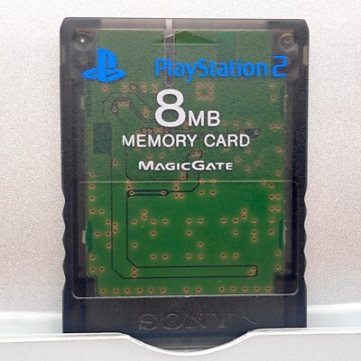 Memory Card Zen Black SCPH-10020BI 8MB Magic Gate Sony PlayStation 2 ...