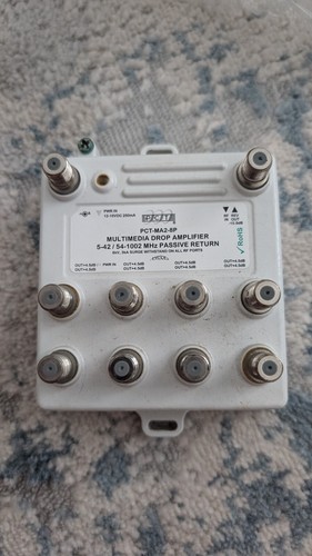 PCT-MA2-8PN 8-Port Bi-Directional Cable TV, OTA, Satellite HDTV Amp ...