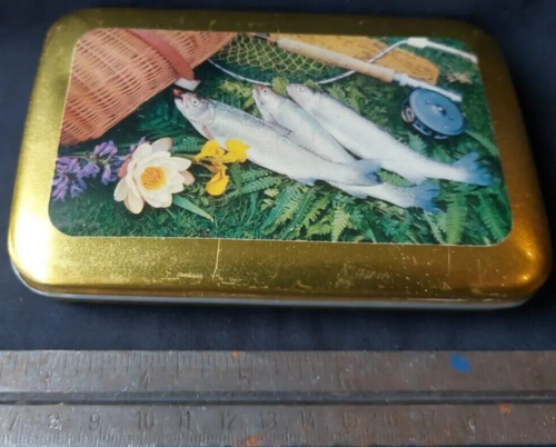 Vintage antique tins. Tin box container ornamental collectable E. Sharp ...