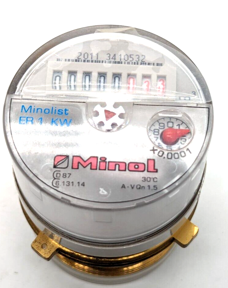 Minol ER 1KW Minolist mit Option für Kaltwasser unterputzzähler 106917 ...