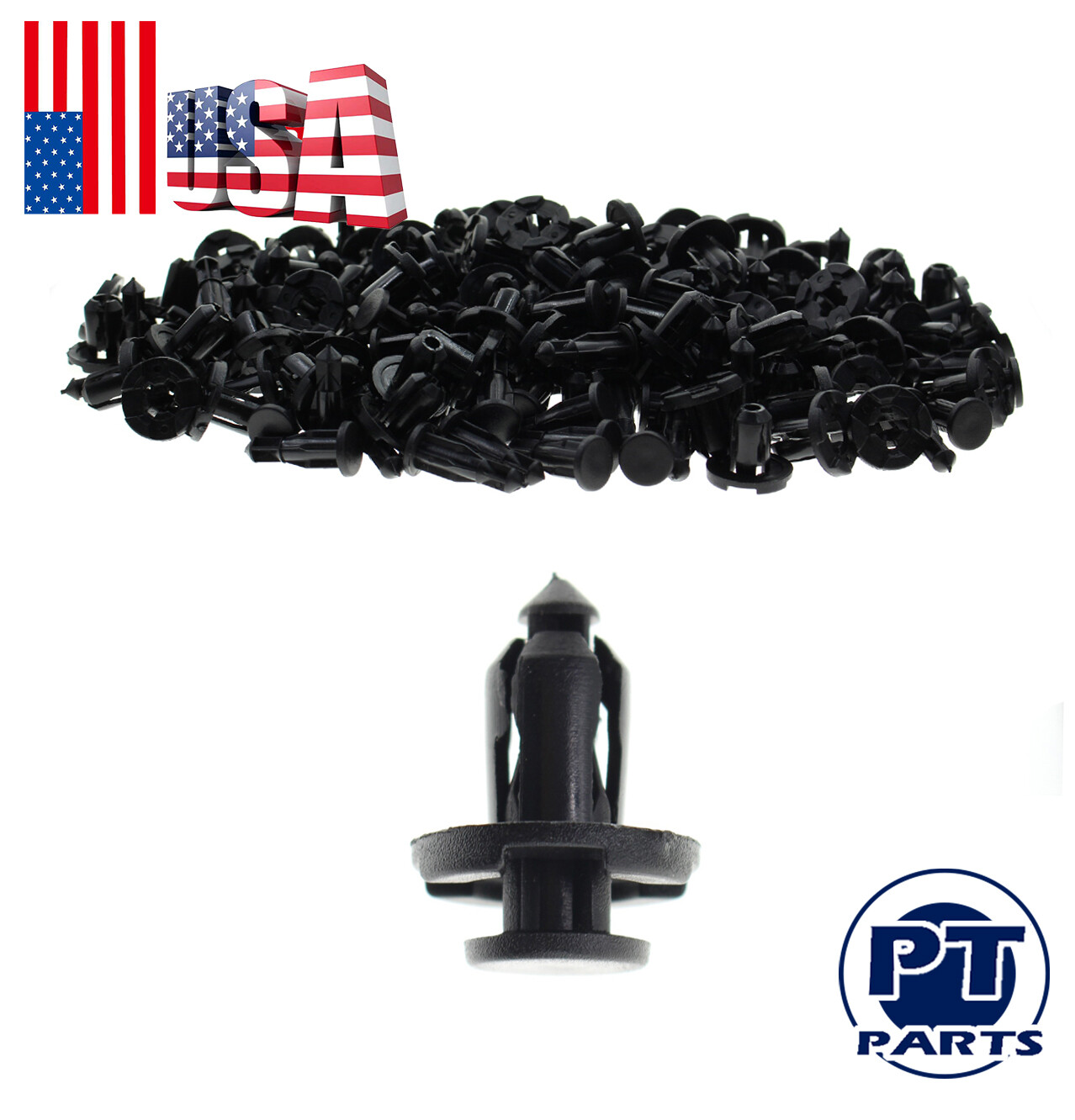 100PCS Bumper Fender Clip Retainer Fastener Rivet Screw For Subaru ...