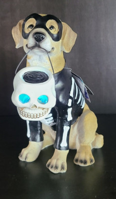The Humane Society Trick Or Treating LABRADOR Dog Light Up Skull ...