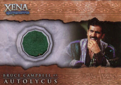 Xena Beauty and Brawn Bruce Campbell as Autolycus Costume Card C3 Green ...