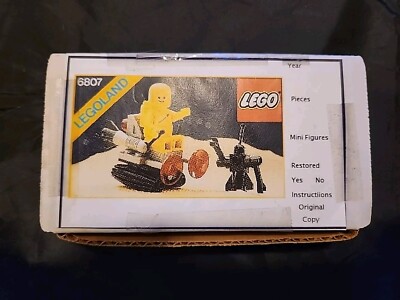 6807 Space Droid Vintage LegoLand Reired Lego Space Set SEE NOTES | eBay