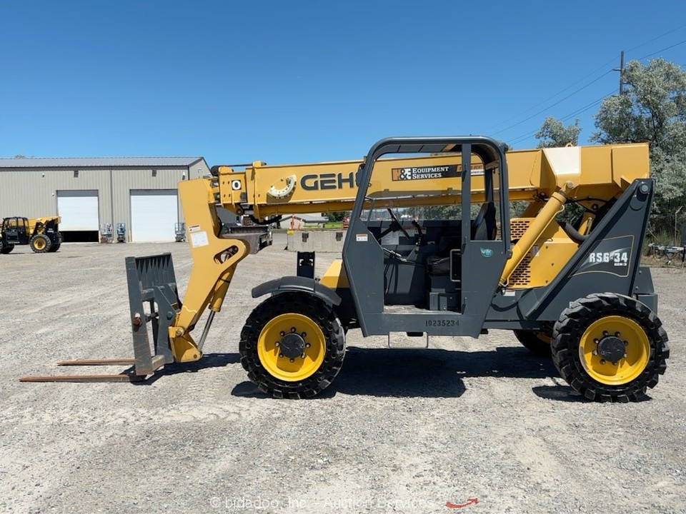 2018 Gehl RS634 34' 6K Telescopic Reach Forklift Telehandler bidadoo ...